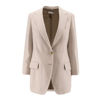 Saulina Milano Antonia Blazer - - Jackets - Damen - Beige - XL