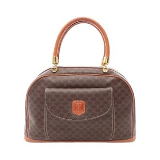 Celine Sac &agrave; main vintage en toile Pre-owned - Femme - Pre-owned - Brun - Taille: ONE Size