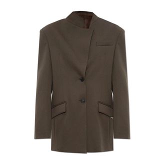 The Attico Femme, Vestes, Brun, Taille: 34 FR Blazer en laine