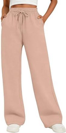 Generic Pantalon De Sport Femme Chic D&eacute;t&eacute; Long Pants Respirant Classique Pas Cher Sweatpants Tendance Chic Elegant Surv&ecirc;tement D&eacute;tente Mode Taille Elastique 2