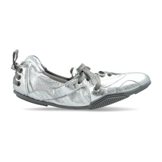 Acne Studios Femme, Chaussures, Gris, Taille: 41 EU Chaussures en cuir &agrave; lacets