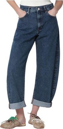 Frame Denim Femme, Jeans, Bleu, Taille: W26 The Bubble Jeans