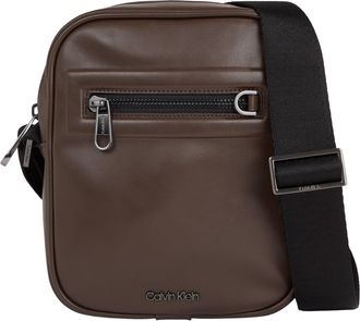 Calvin Klein Herren Umhängetasche Elevated Reporter Klein, Braun (Java Brown Smooth), Einheitsgröße