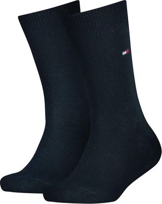Tommy Hilfiger Unisex - Kinder Socke 2 er Pack 391334, Gr. 39-42, Blau (563 midnight blue)