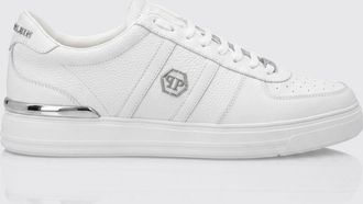 Philipp Plein Baskets basses en cuir avec logo Hexagon et bout rond