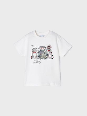 MAYORAL T-Shirt 3003 Wei&szlig; Regular Fit