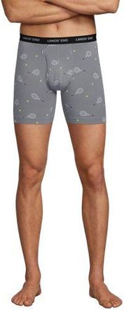 Lands End Komfort-Boxershorts (3er-Set), Herren, Größe:52-54 regular, Grün, Baumwolle/Elasthan/Baumwolle Modal, by Lands End