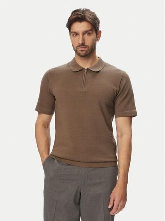 Jack & Jones Jack & Jones Poloshirt Milano 12304870 Hellbraun Regular Fit