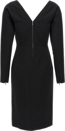 Fendi Techno Jersey Dress - Black