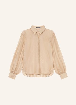 Luisa Cerano Luisa Cerano Hemdbluse Mit Schmucksteinen beige