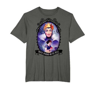 Disney Snow White Evil Queen Magic Mirror Circle Portrait T-Shirt