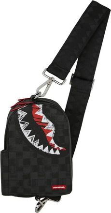 Sprayground Sprayground, Femme, Sacs, Multicolore, Taille: ONE Size Scribble Shark Backpack Sling