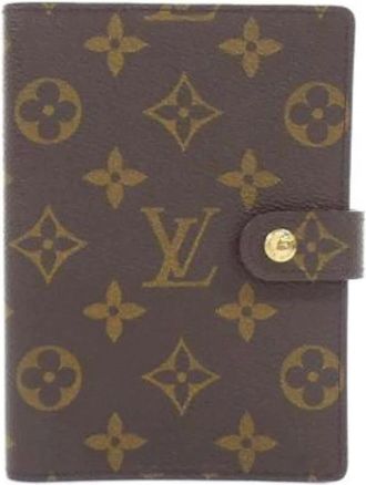 Louis Vuitton unisex, Pre-owned, Brun, Taille: ONE Size Portefeuille en toile doccasion