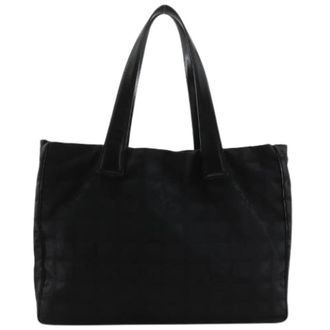 Chanel Pre-owned New Travel Line Nylon Canvas Tote Bag - - Pre-owned - Damen - Schwarzk - ONE SIZE