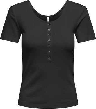 Only Onlsimple Life S/S Button Top Box JRS