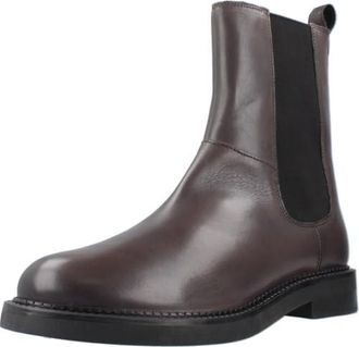 Geox Bottines D Serilda C pour Femme, Taupe, 39 EU