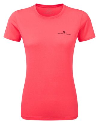 Ronhill Damen Wmns Core S/S Tee, hot pink/schwarz, 42