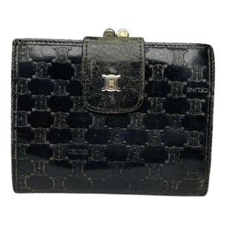 Celine Portefeuille en cuir vintage Pre-owned - Femme - Pre-owned - Noir - Taille: ONE Size