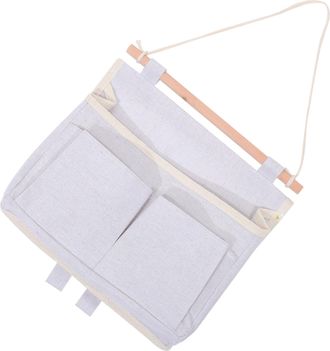 Valiclud Hängende Aufbewahrungstasche Weiß mit Haken Mehrschichtiger Organizer für Schlafzimmer Küche Bad und Kleiderschrank Installieren Praktische Aufbewahru