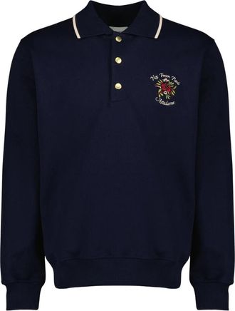 Dr&ocirc;le de Monsieur Polo Slogan Rose - - Tops - Herren - Blau - S