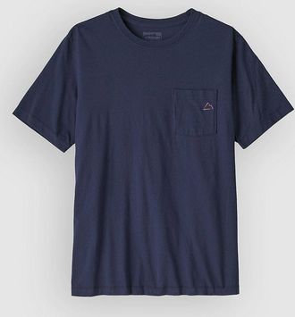Patagonia Fitz Roy Massif Pocket T-Shirt new navy