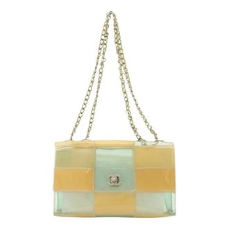 Chanel Pre-owned Chocolate Bar Schultertasche - - Pre-owned - Damen - Gelb - ONE SIZE