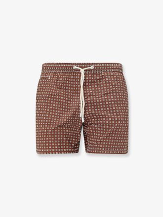 MC2 Saint Barth Nylon swim shorts with all-over micro pattern - MC2 SAINT BARTH - gender_Man