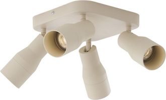 QAZQA Beige GU10 Deckenstrahler 50 mm quadratisch 4-flammig - Stanley