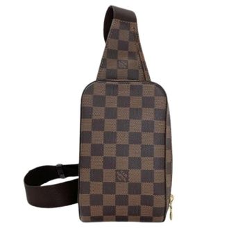 Louis Vuitton Sac bandouli&egrave;re Pre-owned en toile Damier - Femme - Pre-owned - Brun - Taille: ONE Size