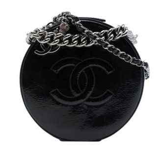 Chanel Sac bandouli&egrave;re en cuir verni doccasion - Femme - Pre-owned - Noir - Taille: ONE Size