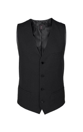 Greiff Größe 102 Gastro Moda Herren Service Weste Regular Fit Schwarz Modell 8202