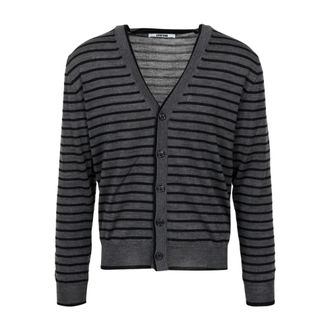 Mauro Grifoni V-Ausschnitt Cardigan - - Knitwear - Herren - Grau - S