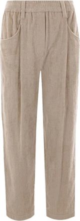 Brunello Cucinelli Damen, Hosen, Beige, SGr&ouml;&szlig;e