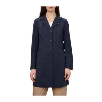Blauer Femme, Manteaux, Bleu, Taille: 40 FR Long Gabardine Parka