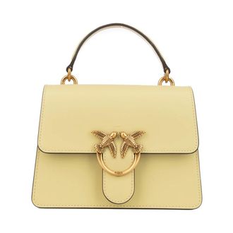 Pinko Pinko, Femme, Sacs, Jaune, Taille: ONE Size Mini Love Bag One Top Handle