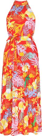 Izia Kleid Frauen rot mehrfarbig