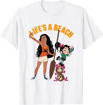 Disney Wreck It Ralph 2 Moana and Vanellope T-Shirt