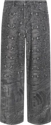 Daily Paper Clothing Homme, Jeans, Gris, Taille: XL Snake Oversized Jeans
