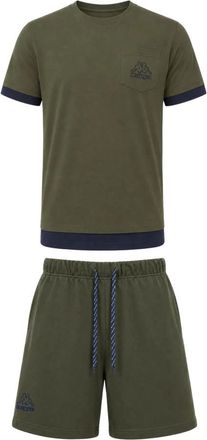 Kappa T-Shirt + Shorts - - Sport - Herren - Gr&uuml;n - 2XL