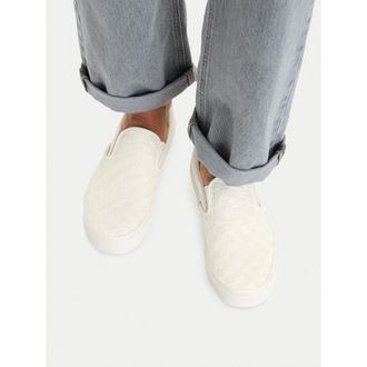 Vans Sneakers aus Stoff Vans Classic Slip-On VN000D6YC131 Creme