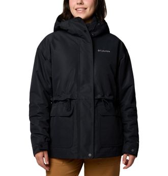 Columbia Drop Ridge II 3-in-1-Jacke, Dynamisches Design, Wärmereflektierend, Anpassbare Passform, Kuscheliges Sherpa, Regenschutz - Damen
