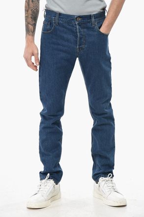 Gucci Regular Fit Jeans With Branded Button 16cm Gucci