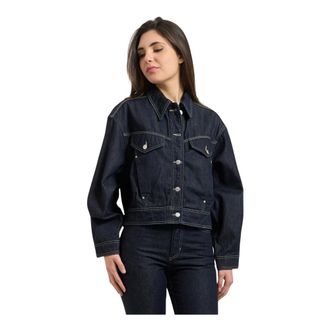 HUGO BOSS Femme, Vestes, Bleu, Taille: 38 FR Denim Jacket