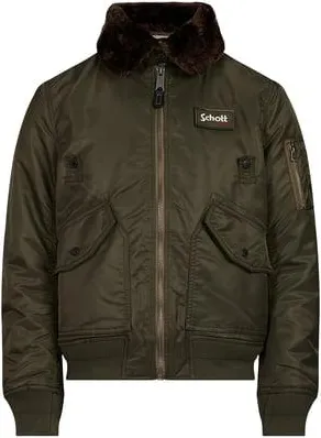 Schott NYC Bomber uni droit &agrave; logo