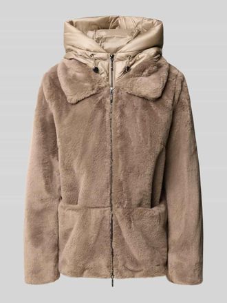AMBER & JUNE Regular Fit Jacke aus Kunstfell