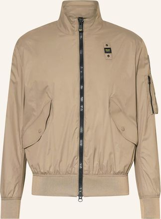 Blauer Blouson Badger beige