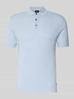 Joop Slim Fit Poloshirt in Strick-Optik Modell Vanceo