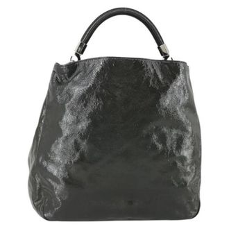 Saint Laurent Pre-owned Handtasche aus beschichtetem Canvas - - Pre-owned - Damen - Gr&uuml;n - ONE SIZE