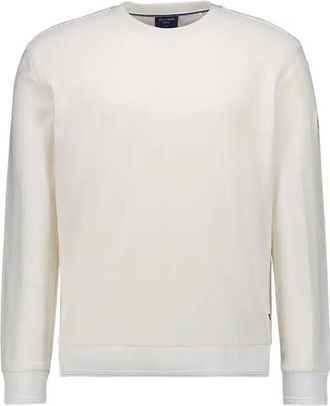 Olymp Herren Sweatshirt weiß unifarben