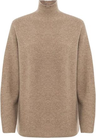 Alpha Studio Femme, Pulls, Brun, Taille: 36 FR Pull à col roulé